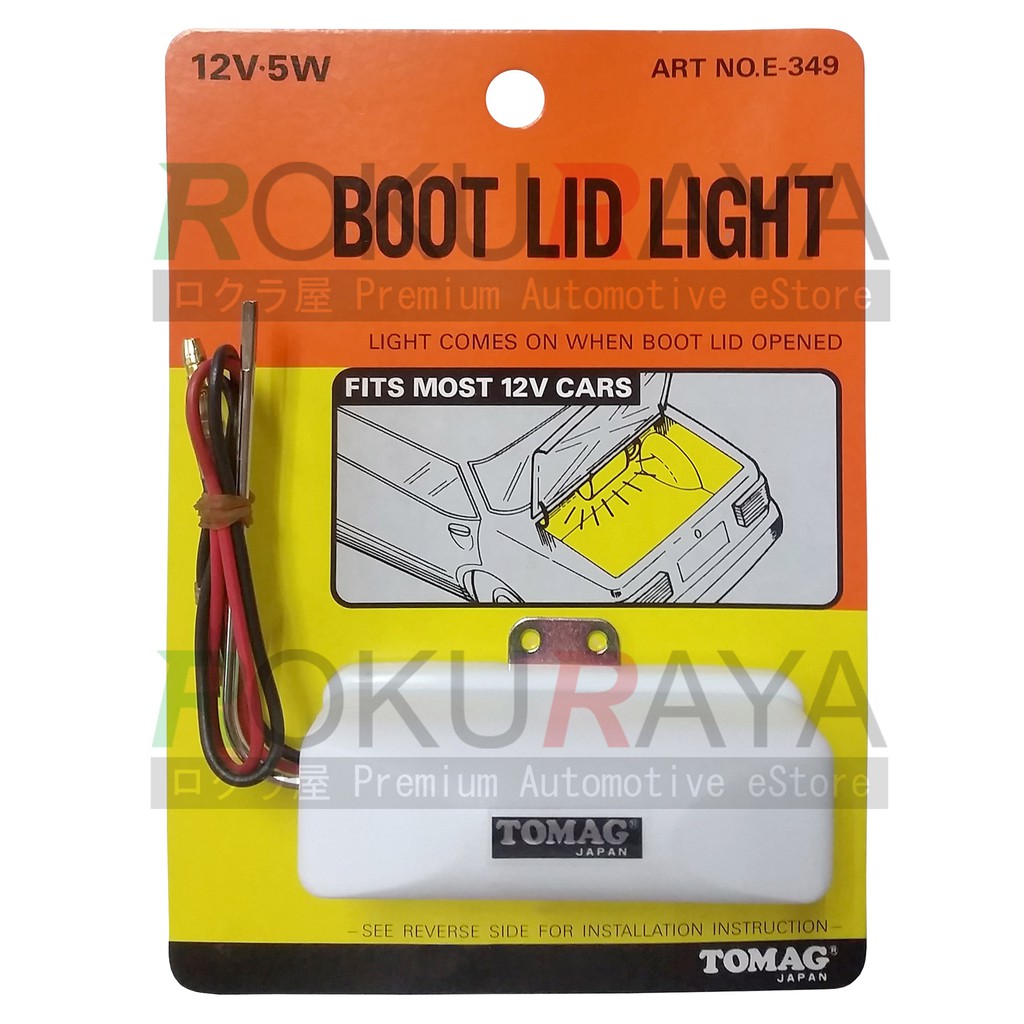 TOMAG (Made In Japan) Universal Rear Back Interior Bonnet Cargo Trunk ...