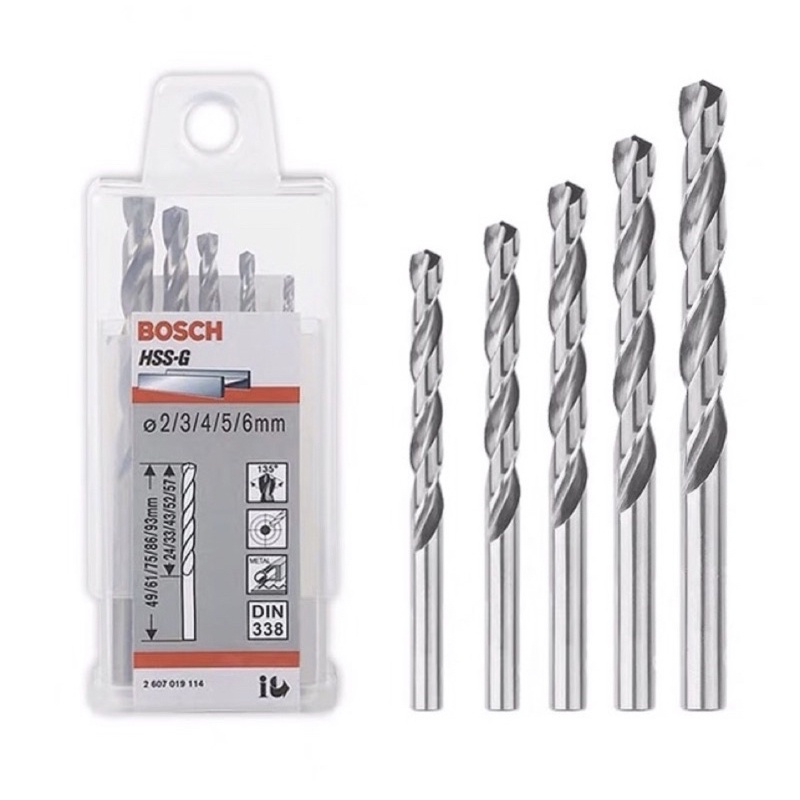 BOSCH HSS-G Drill Bit (2.2mm - 10mm) | Shopee Malaysia