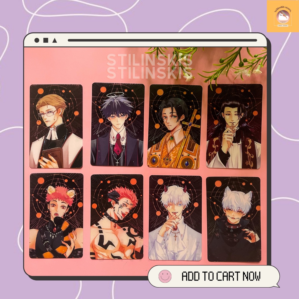 𝗥𝗘𝗔𝗗𝗬 𝗦𝗧𝗢𝗖𝗞 ☆ Jujutsu Kaisen Fanart Celestical/Magical Mini Photocards ...