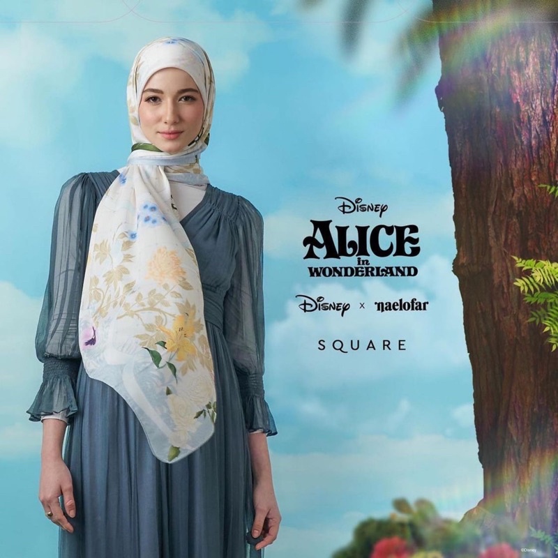 Disney x Naelofar - Alice in Wonderland Square | Shopee Malaysia