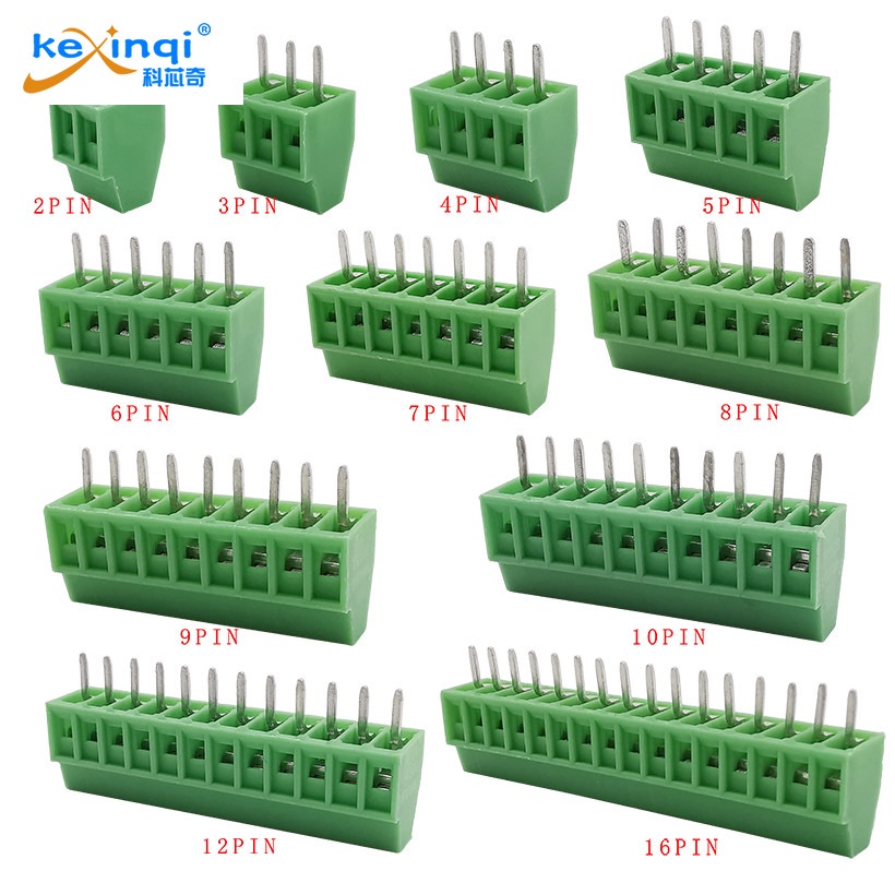 5/10pcsKF128-2.54 2P 3P 4P 5P 6P 7P 8P 9P 10P 12P 16P Splice Terminal KF128 2.54mm PCB Mini ...