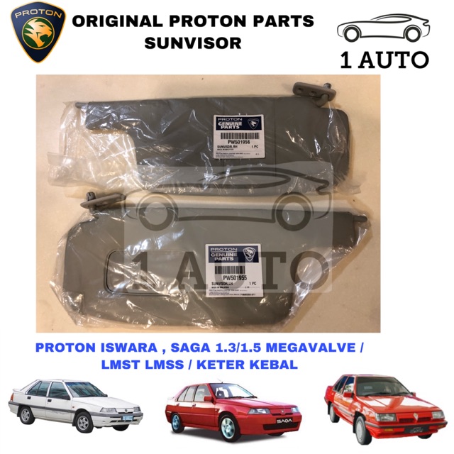 (ORIGINAL PROTON PARTS) SUNVISOR PROTON ISWARA SAGA 1.3 1.5 MEGAVALVE ...
