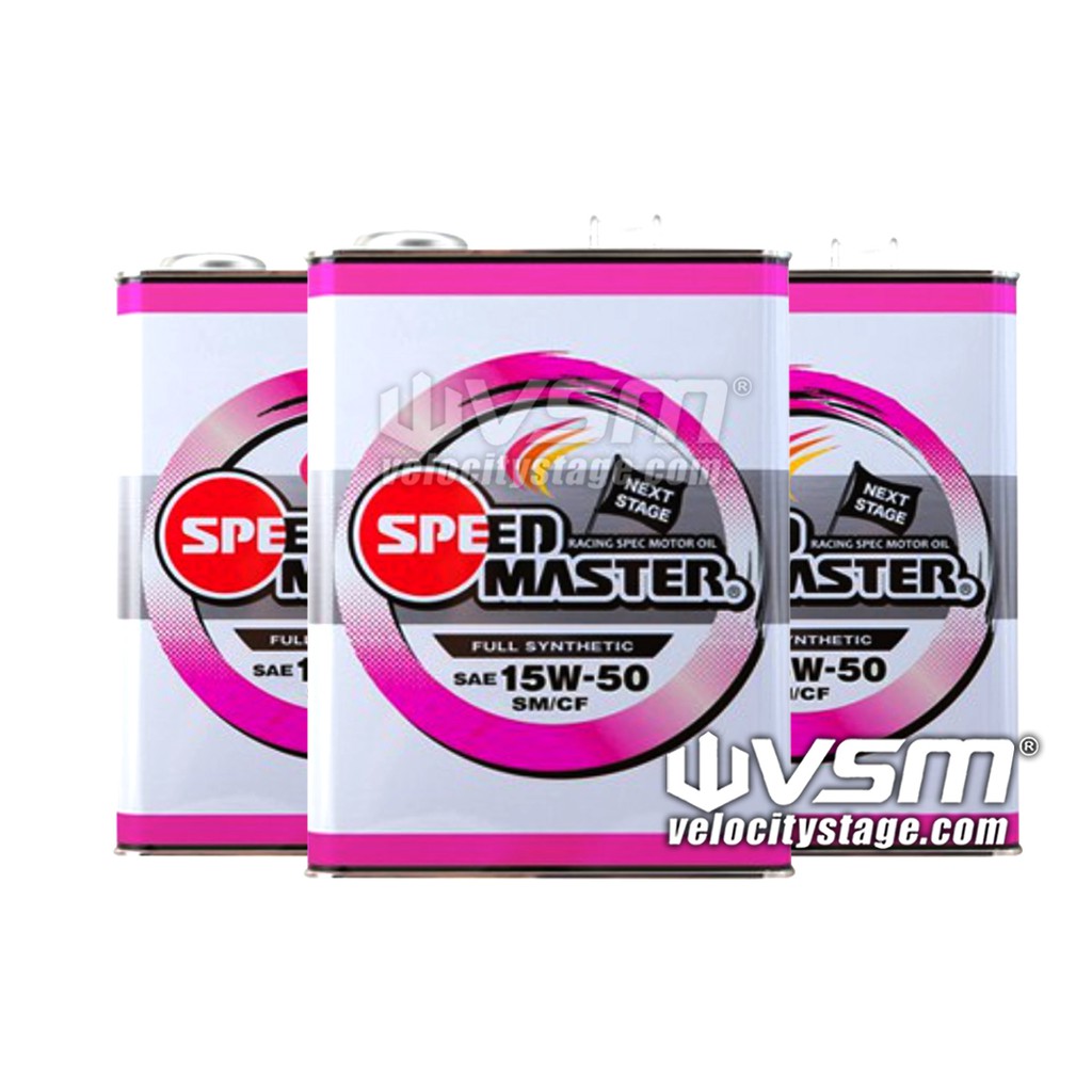 ORIGINAL ENGINE OIL MINYAK HITAM SPEED MASTER 15W-50 RACING SPEC NEXT ...