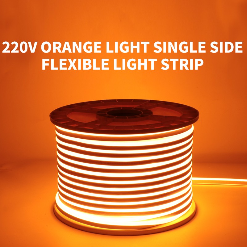 waterproof lighting 230v Orange led Light Strip 220V 240V Signboard ...