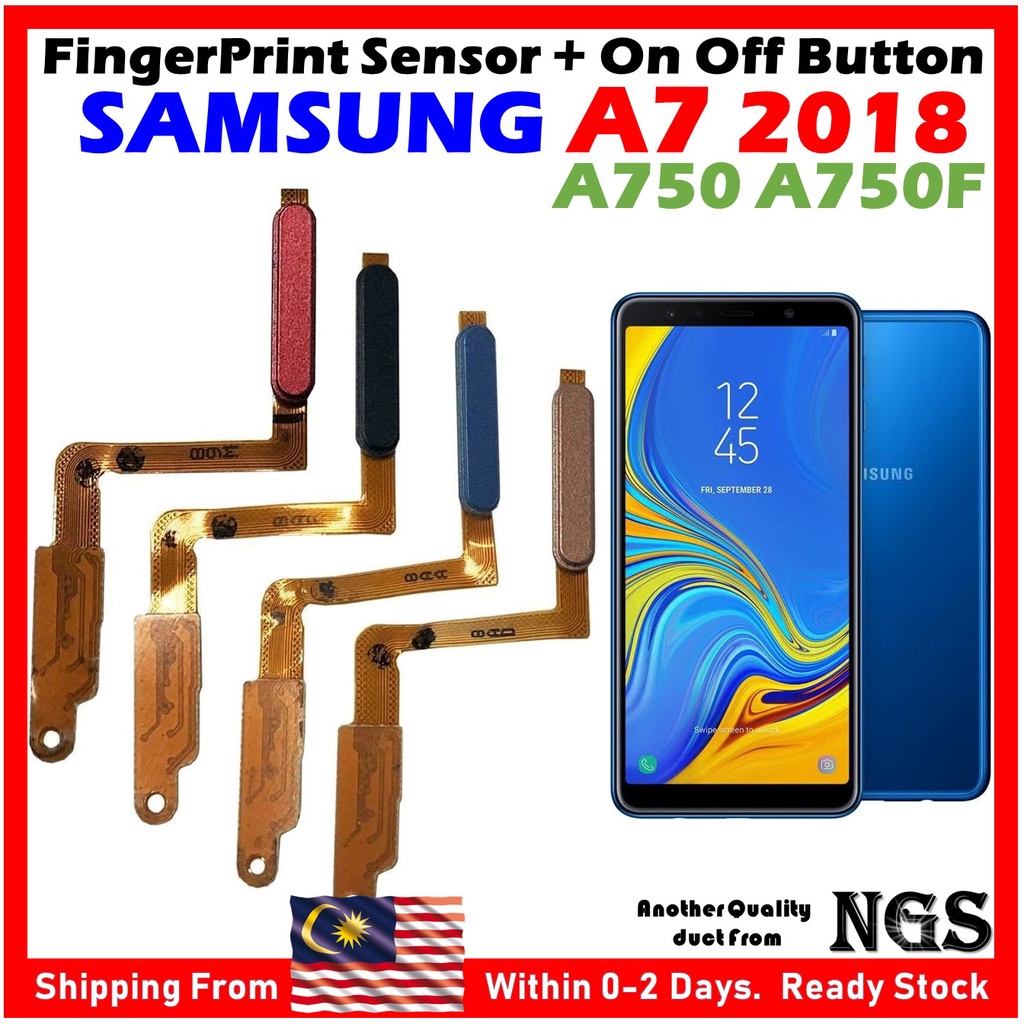 ORl NGS Brand Power On Off Flex Cable Ribbon with Fingerprint Sensor ...
