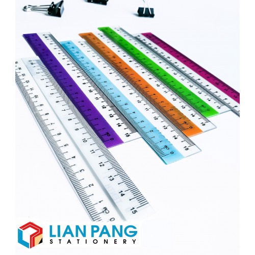 Elastic Straight Plastic Ruler 15cm | Shopee Malaysia