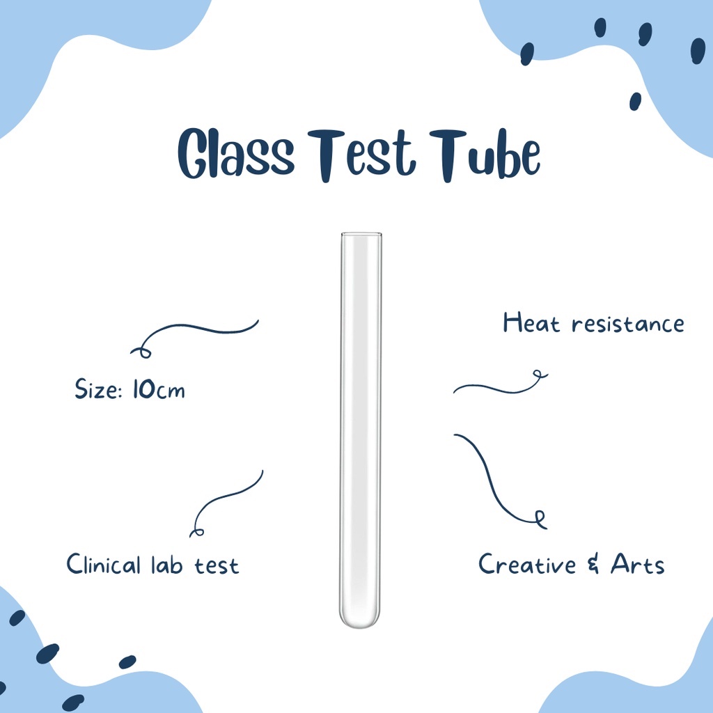 DIY Glass Test Tube for Door gifts and Clinical Lab Test Glass Tube ...