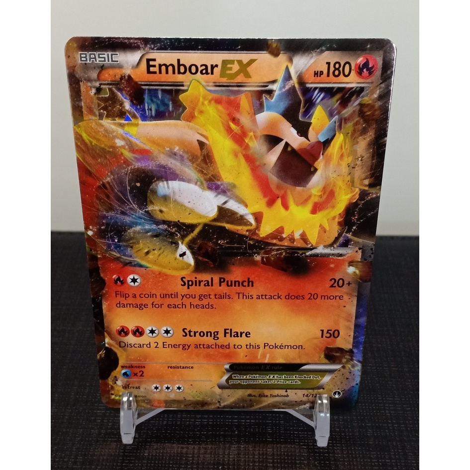 Pokemon TCG | Grade A | Emboar EX (14/122) Ultra Rare (EN Version ...