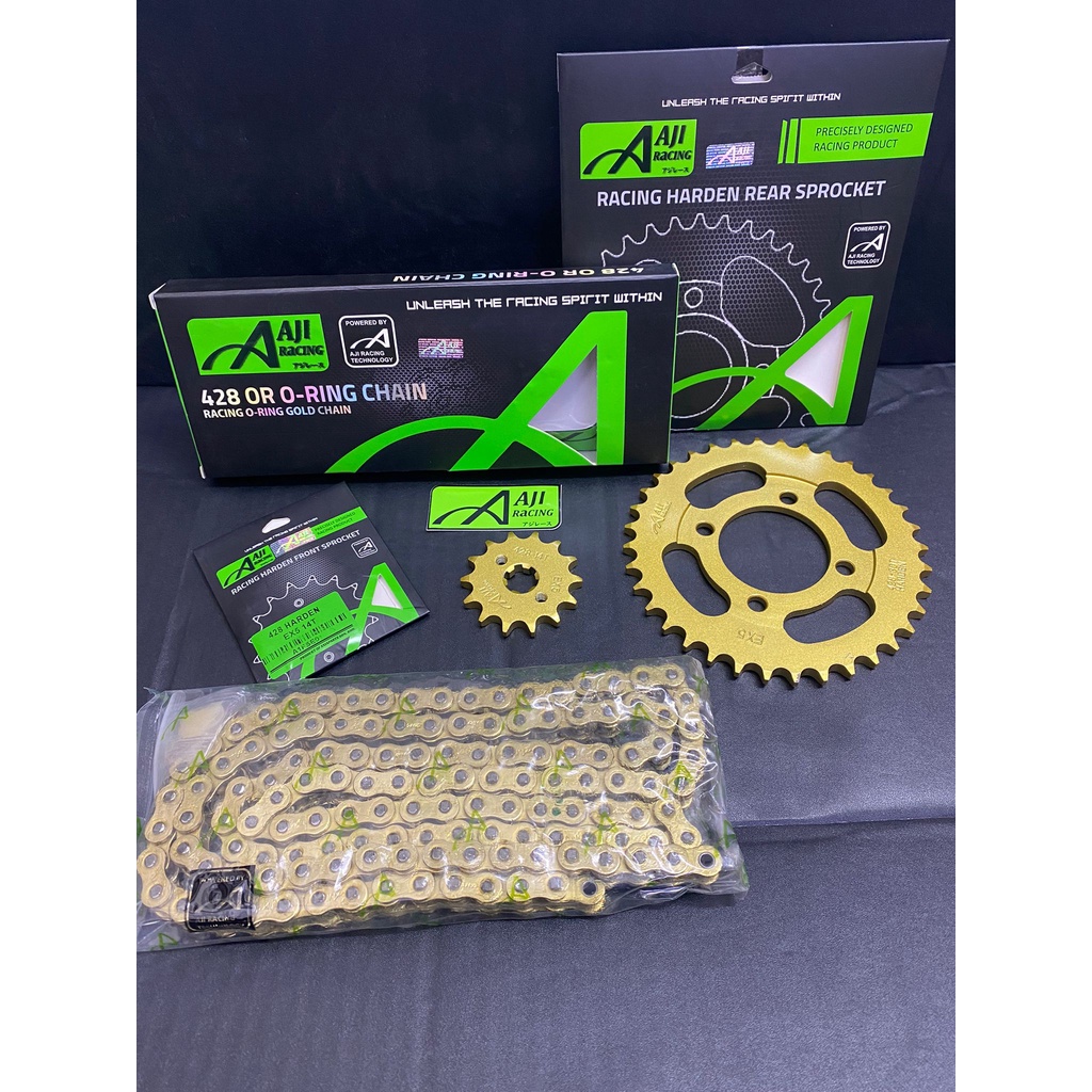 [ GOLD 428H SET ] Combo set Ex5 / EX5 class one / dream 100 AJI RACING ...