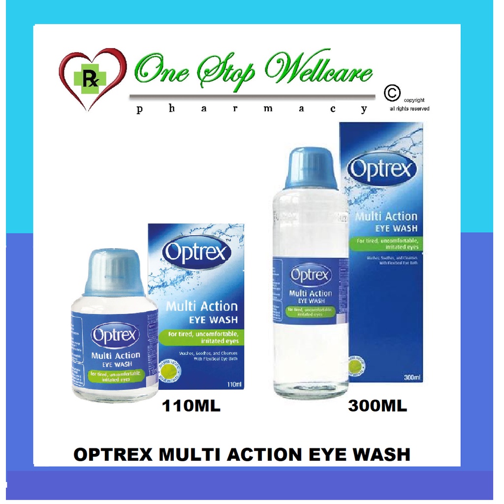 OPTREX MULTI ACTION EYE WASH 110ML / 300ML | Shopee Malaysia