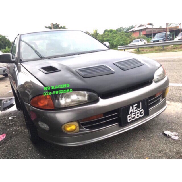MIVEC EVO3 WIRA FRT BONNET FRONT BONET EVO 3 ( Scoop boleh buka ) Hard ...