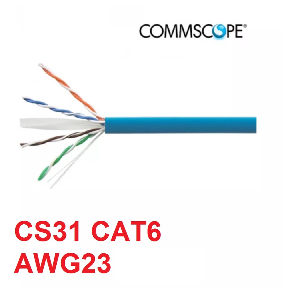 Hotdeal AMP Commscope CS31 Cat6 23AWG Cable - 30M/50M/100M ( Loose ...