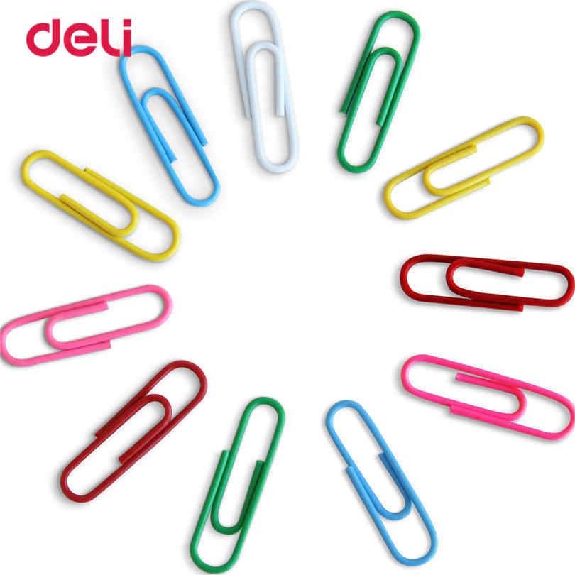 Deli Color Paper Clips 28 mm | Shopee Malaysia