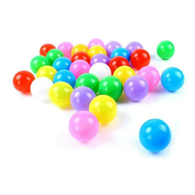 50 PCS 7cm Colorful Non-Toxic Plastic Balls Kids Pool Tent Ball Baby ...