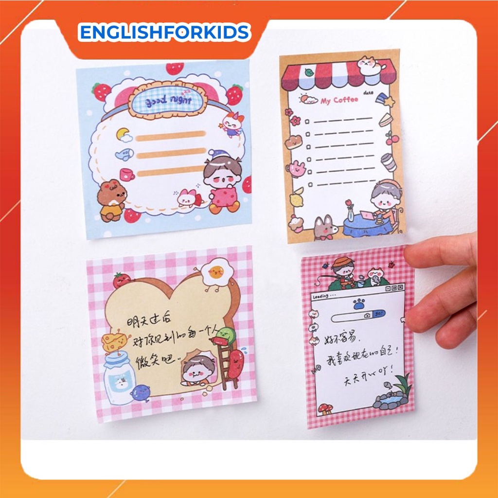 Cute Korean sticky notes | Shopee Malaysia