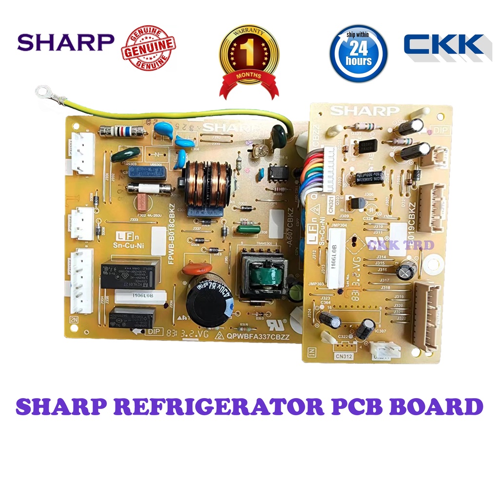 SHARP REFRIGERATOR PCB BOARD SJPT491M,SJPT499G,SJPT591M,SJPT599G ...