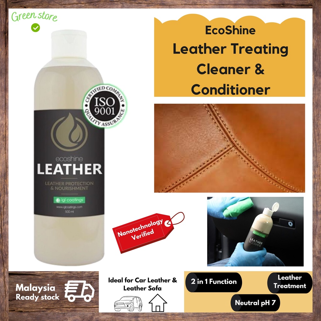 Ecoshine Leather by IGL Coatings | Car Leather Seat 2-in-1 Cleaner ...