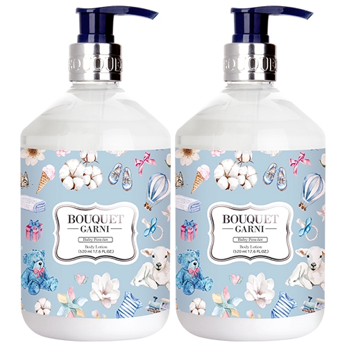 BOUQUET GARNI Body Lotion Baby Powder 520ml x 2EA Korean Body Care | Shopee Malaysia