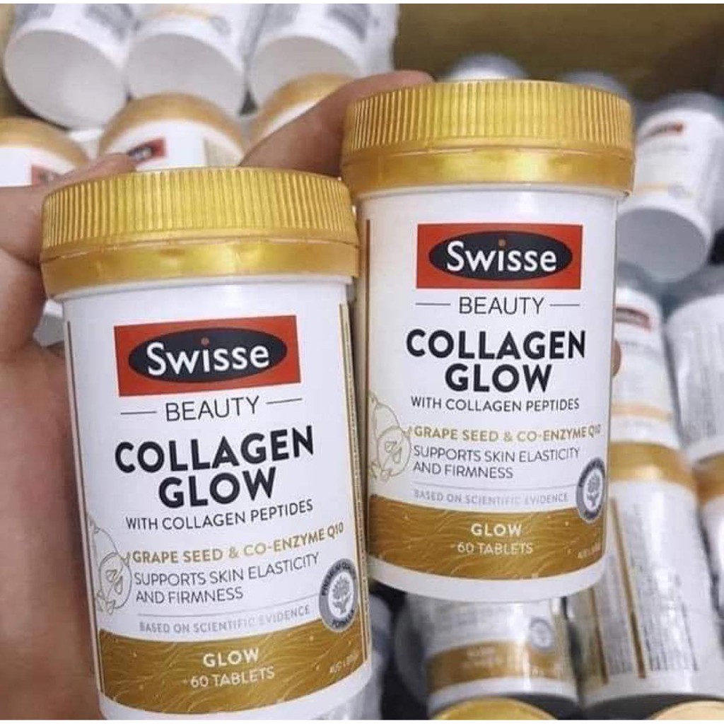 Swisse Beauty Collagen Glow With Collagen peptides 60 tablets | Shopee ...