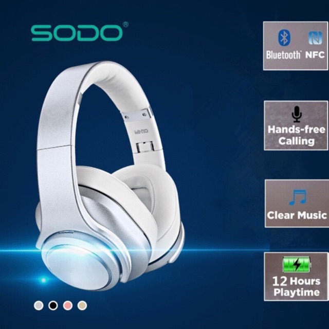 SODO MH10 Bluetooth Headphone Twist Out Speaker (Wireless 2 in 1) | Shopee Malaysia