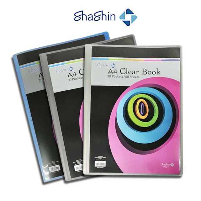 Clear Book Holder File 30 pockets/ 60 sheets A4 size (TPF2015) | Shopee ...