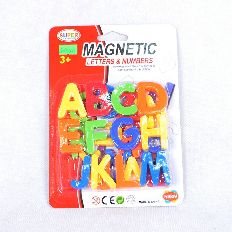 Magnetic Colorful Uppercase / Lowercase Alphabets Letters Numbers ...