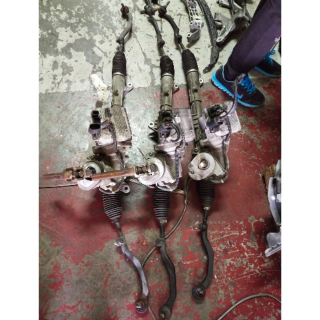 Mini cooper s r56 r55 r57 power steering rack eps complete tie rod end ...