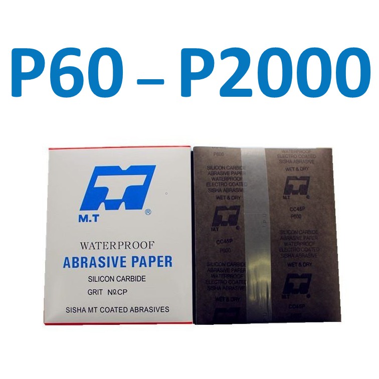 [P60 - P2000] 1PCS MT Waterproof Abrasive Sandpaper / Kertas Pasir ...
