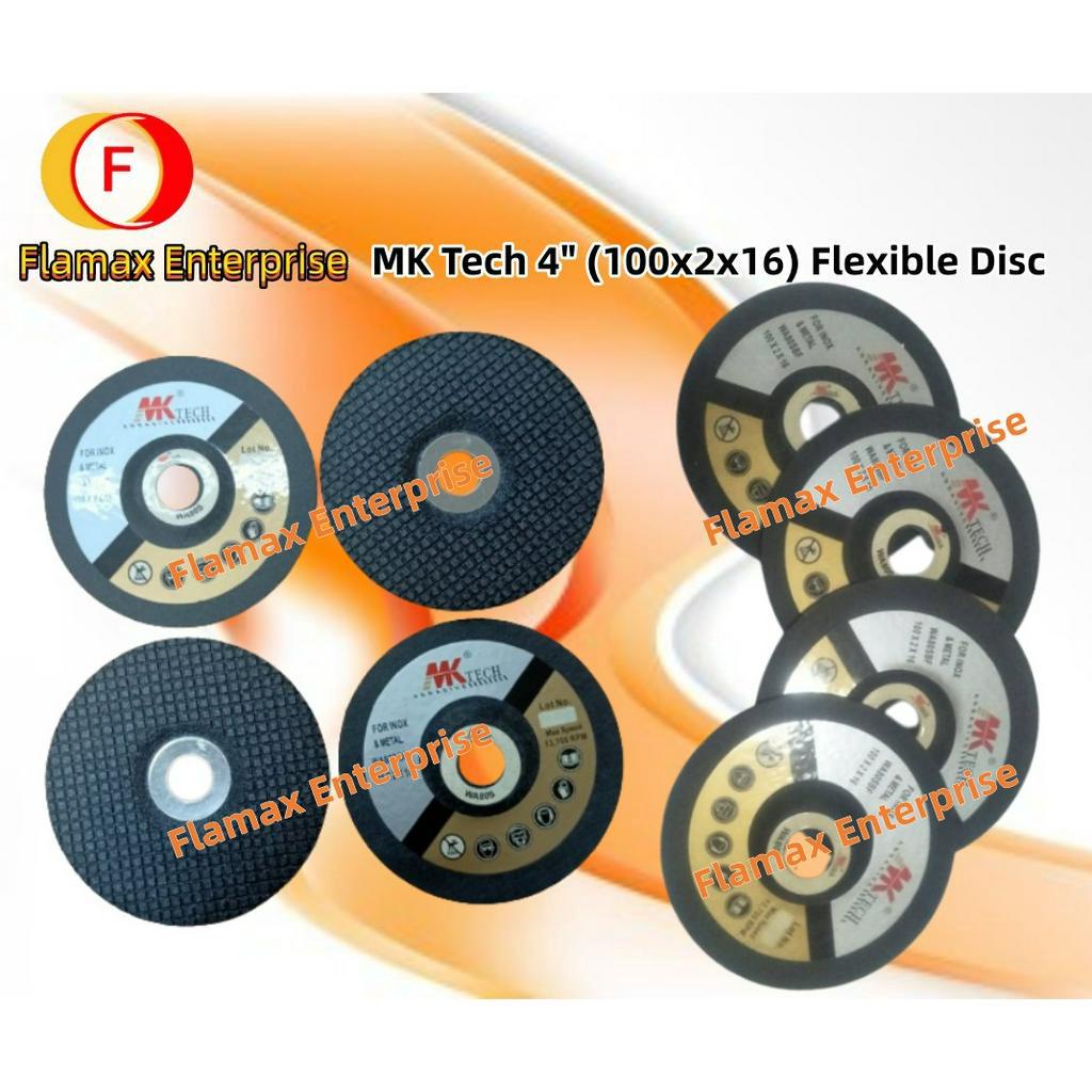 MK Tech 4" (100x2x16) Flexible Disc | Shopee Malaysia