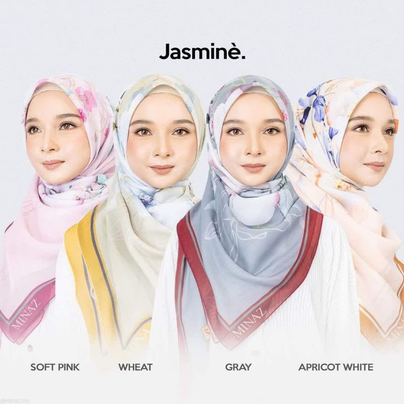 MINAZ HIJAB JASMINE SERIES | Shopee Malaysia