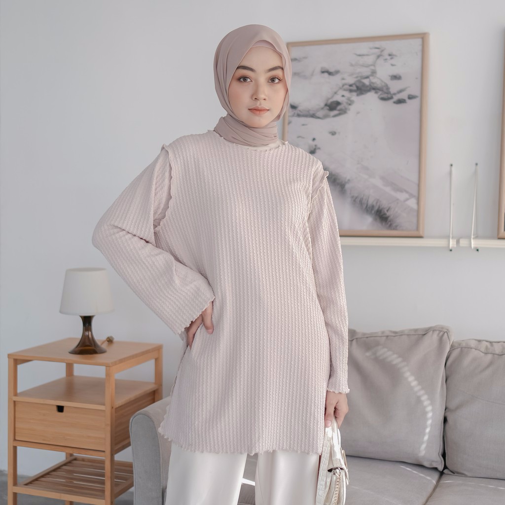Lozy Hijab - Moje Knit (Knitted Women's Top) | Shopee Malaysia