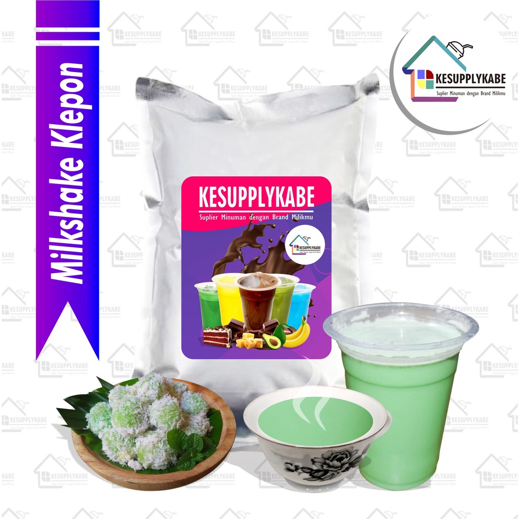 Mix and PLAIN Various Flavor Premium Drink Powder (Milkshake Klepon ...