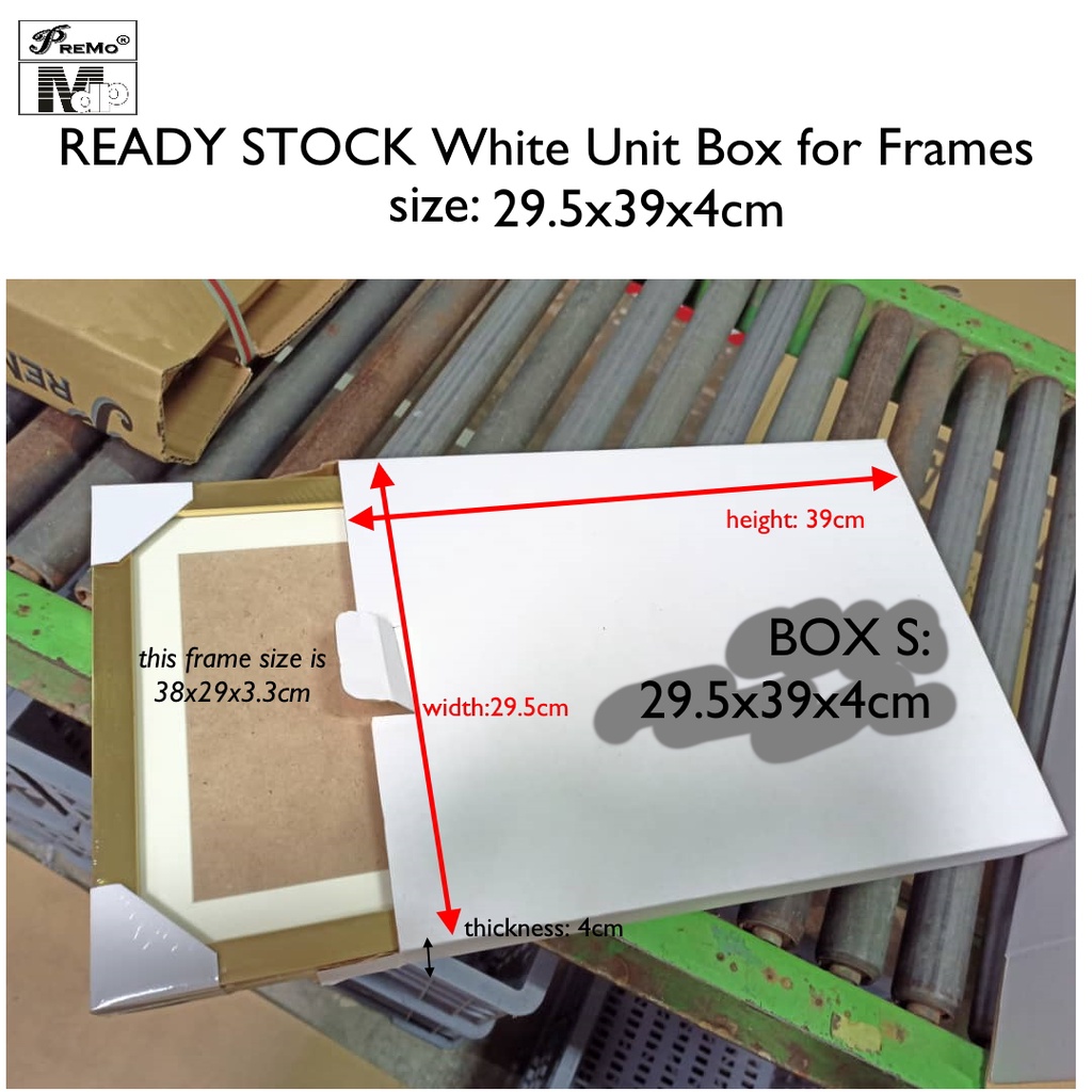 READY STOCk-Unit Box for Frame -fitting max size A3 or 30x40cm frame ...