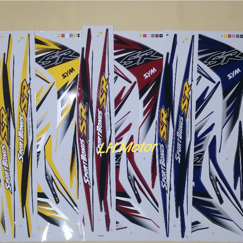 SYM 🌟SPORT BONUS SR ( 2 )🌟 BODY STICKER | Shopee Malaysia