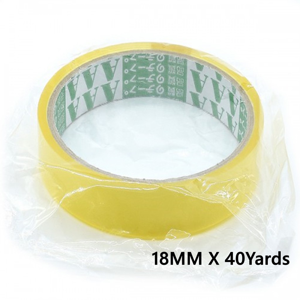 1 roll 18mm X 40Yards STATIONERY TAPE AAA Brand Stationery Tape Single ...