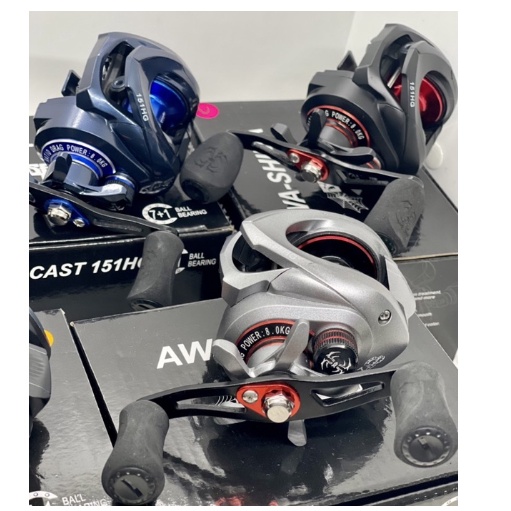 AWASHIMA SPIDER CAST 151HG BC BAIT CASTING REEL NEW 2022 AWA-SHIMA ...
