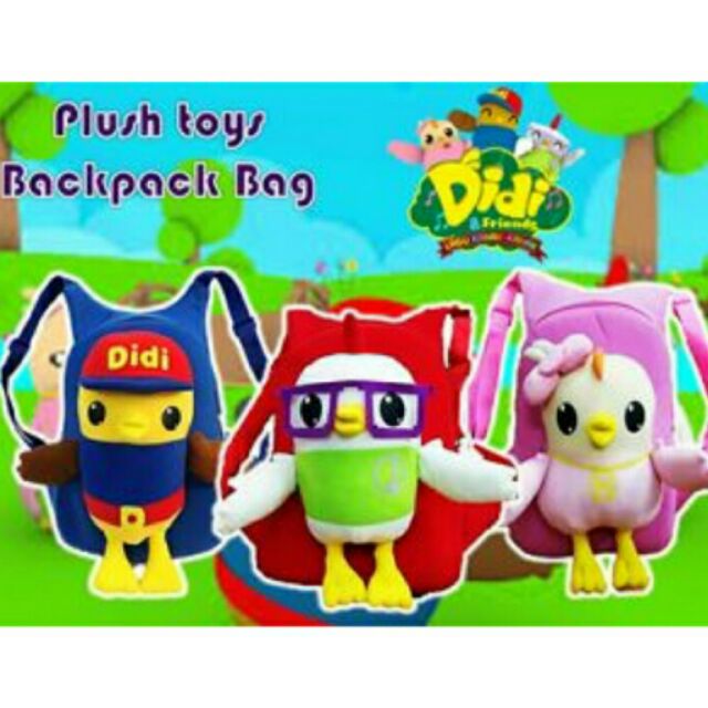 Didi and friends Plush Toys Backpack | Shopee Malaysia