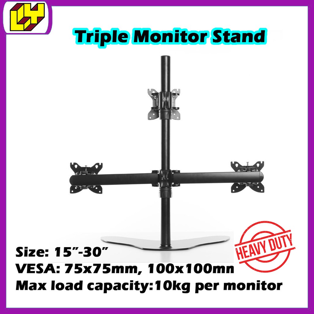 3 Monitor Mount Three Screen Arm / Monitor Stand / Screen Stand ...