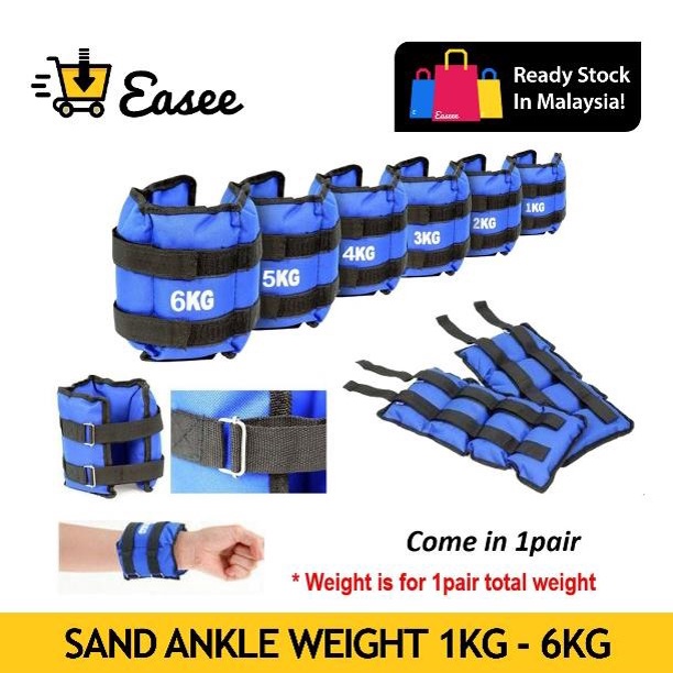 SAND ANKLE WEIGHT WRIST WEIGHT 1-6KG | Shopee Malaysia