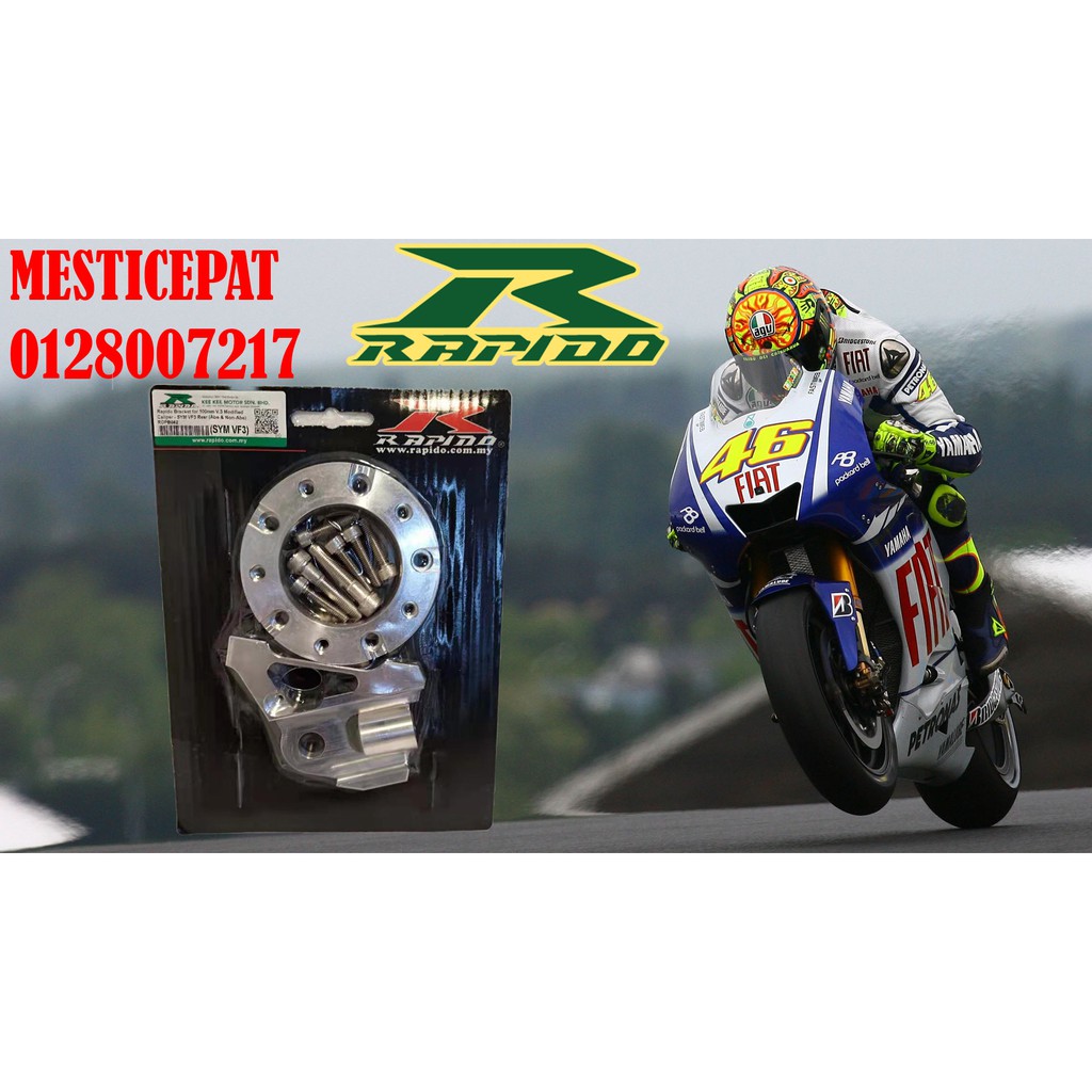 CALIPER BREMBO CALIPER NISSIN BRACKET SYM VF3I 4 POT GP4 BRACKET RAPIDO ...