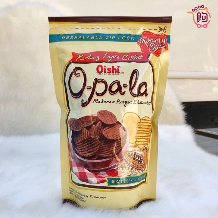 现货 Oishi Opala Chocolate Potato Chips 巧克力薯片 HALAL | Shopee Malaysia