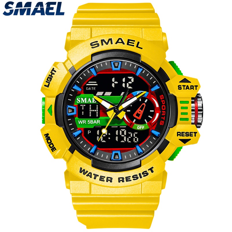 SMAEL Top Brand Original Men's Watches Waterproof Quartz Digital ...