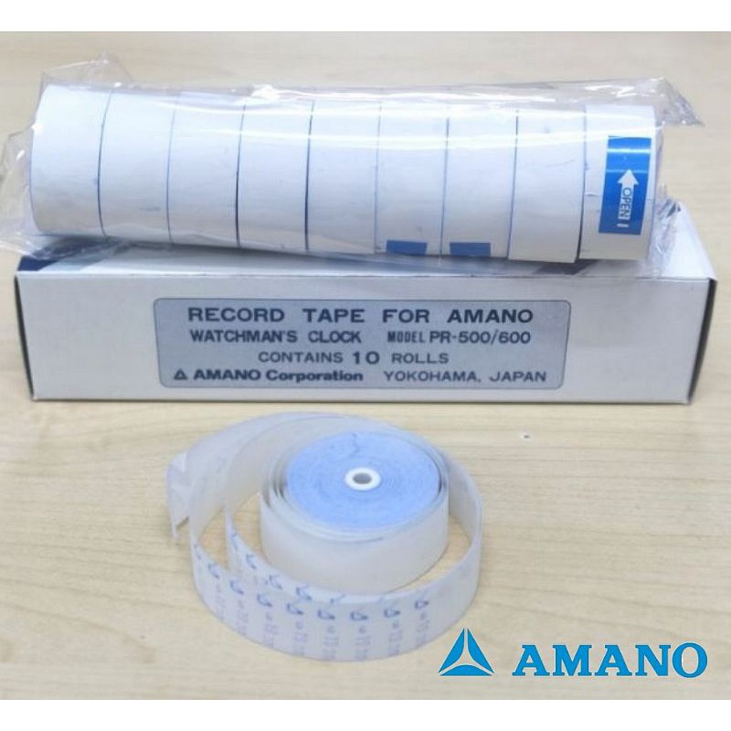 AMANO PAPER TAPE / AMANO PR600 WATCHMAN CLOCK PAPER ROLL(ORIGINAL ...