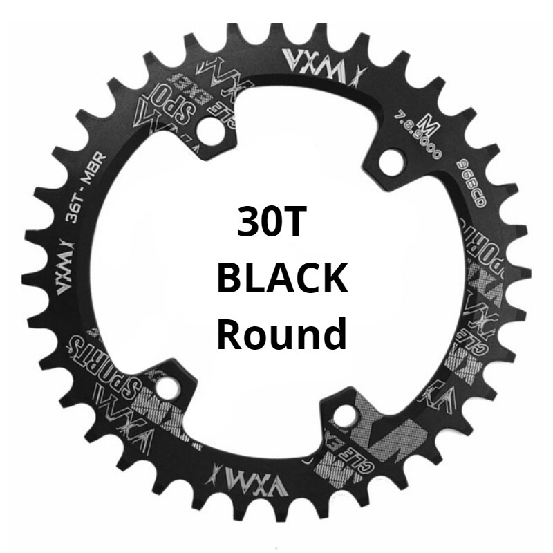 VXM Round Oval 96BCD Chainring MTB Mountain BCD 96 bike 30T 32T 34T 36T 38T crankset Tooth plate ...