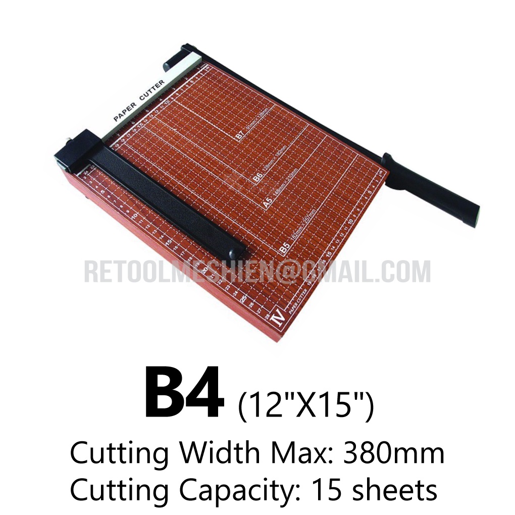 Heavy Duty A4/B4/A3 Paper Card Document Cutter Trimmer Wood & Steel ...
