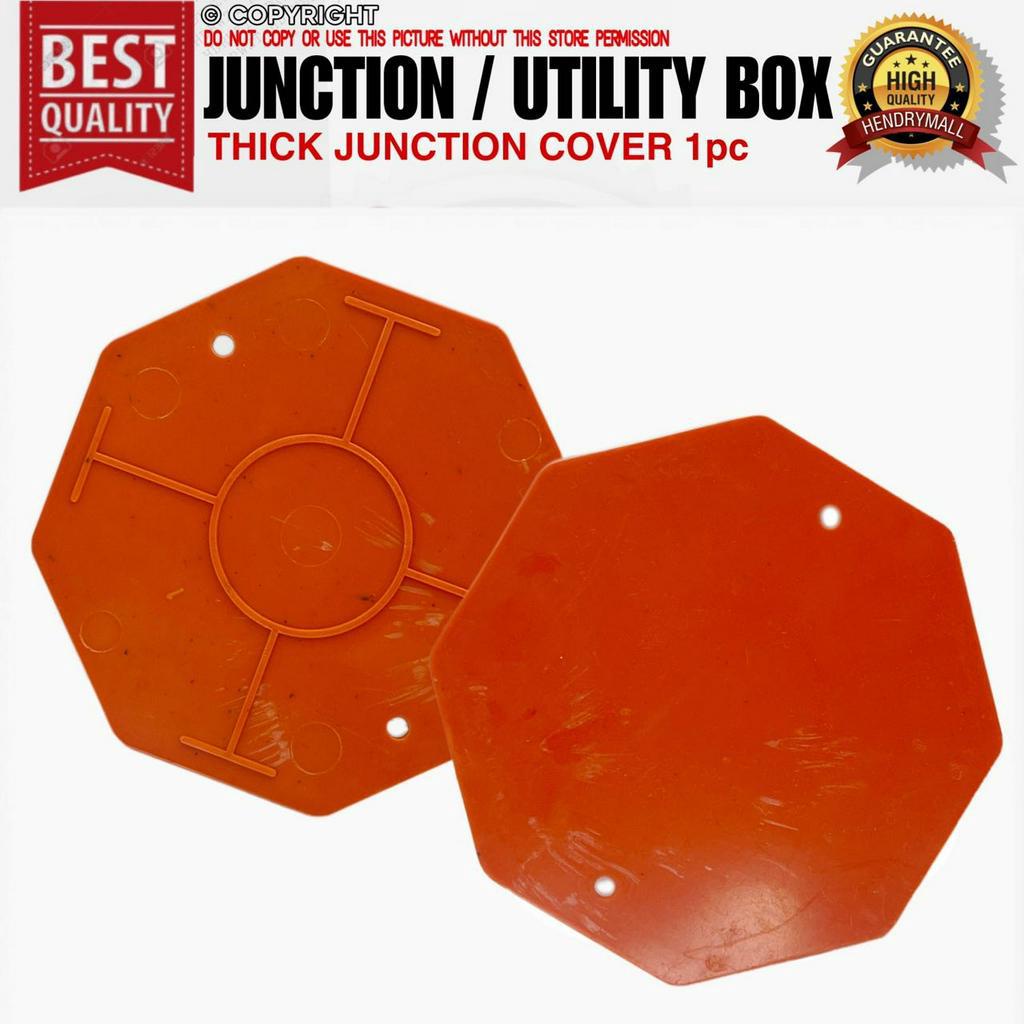 PVC ORANGE JUNCTION BOX COVER FOR ELECTRICAL WIRINGS (50pcs/100pcs ...