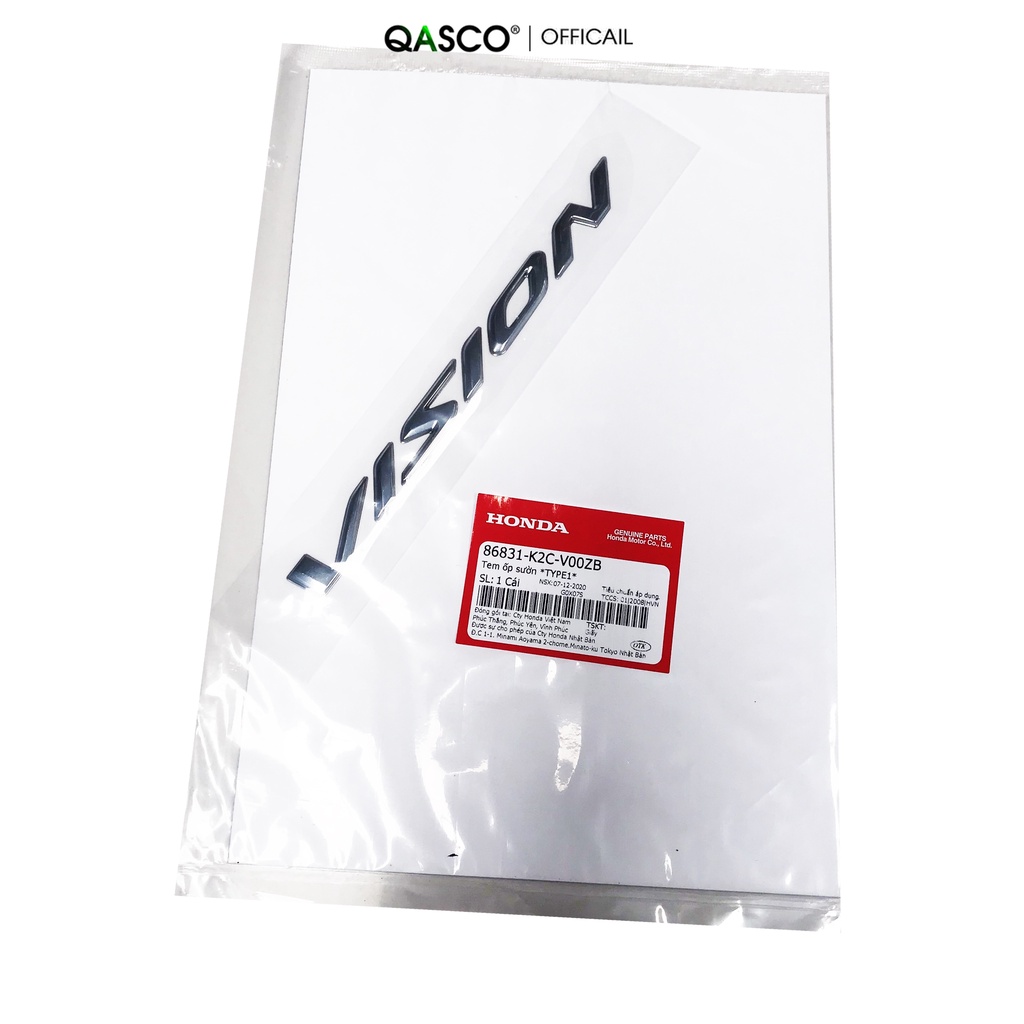 Side cover sticker HONDA Vision 110 (2021+) QA _(7C 5D) | Shopee Malaysia