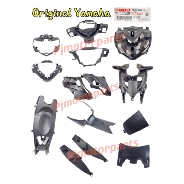 Y15 Y15ZR V1 V2 (Original Yamaha) Cover Set Inner/Body Cover Inner ...