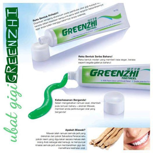 🔥READY STOCK🔥 Green zhi Toothgel 绿芝牙膏 (100g/tube) Oral Hygiene | Shopee ...