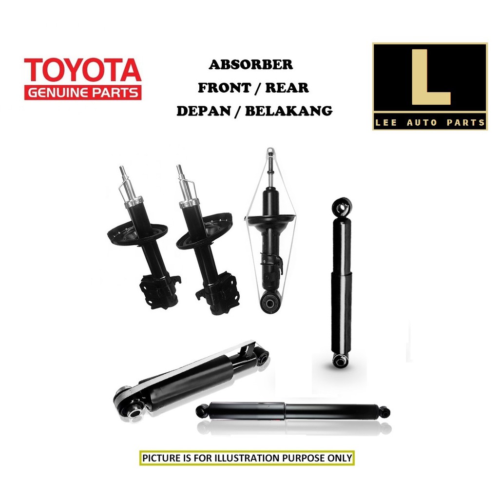 ORIGINAL TOYOTA ABSORBER VIOS NCP42 NCP93 NCP150 NSP151 YARIS SIENTA ...